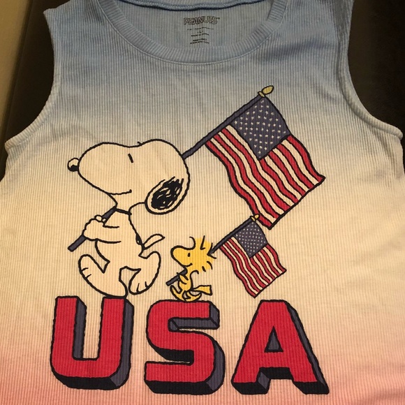Peanuts | Shirts & Tops | Peanuts Snoopy Tank Top | Poshmark